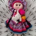 Handmade Peruvian Rag Doll With a Baby and Llama. 17.5''tall Toy Doll ...