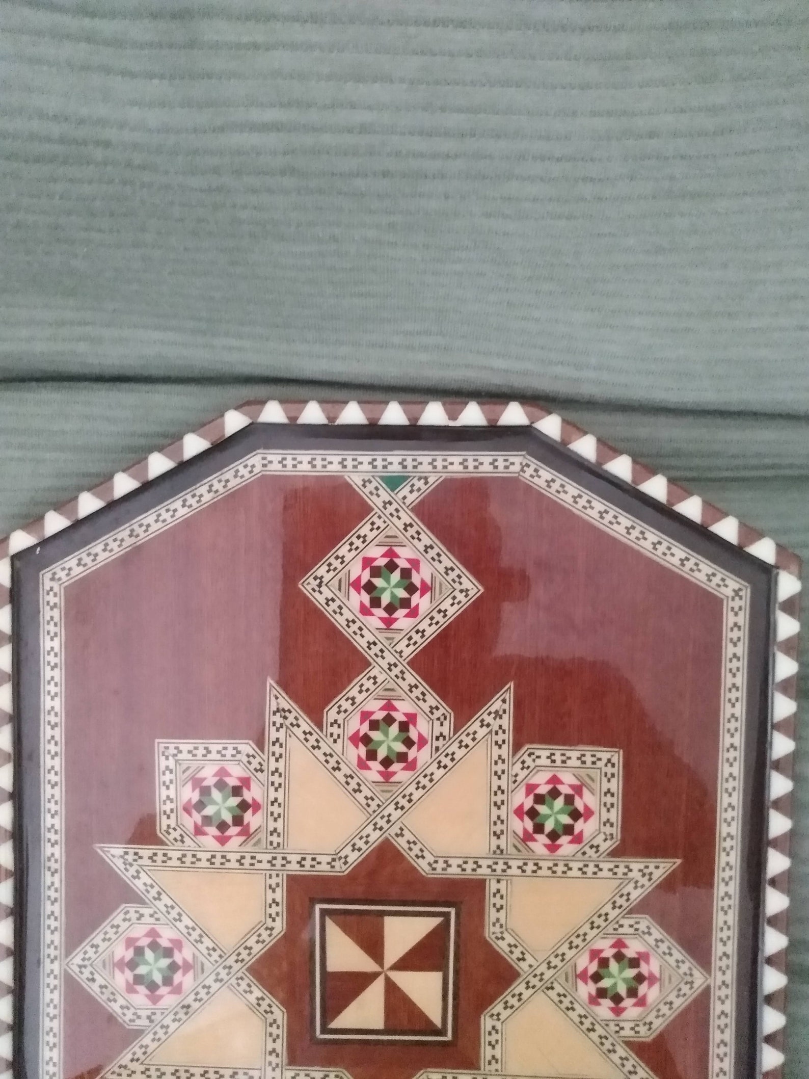 Vintage Taracea Tray. Handcrafted Inlaid Wood Marquetry Tray Made in Spain. Gift for Her ...