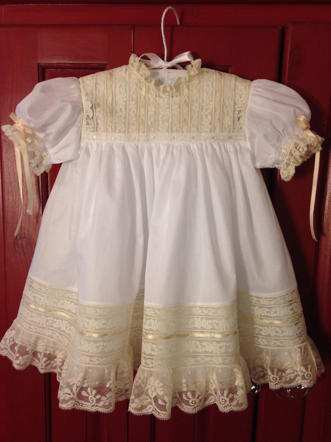 Swiss Batiste and French Lace Heirloom Dress - Etsy