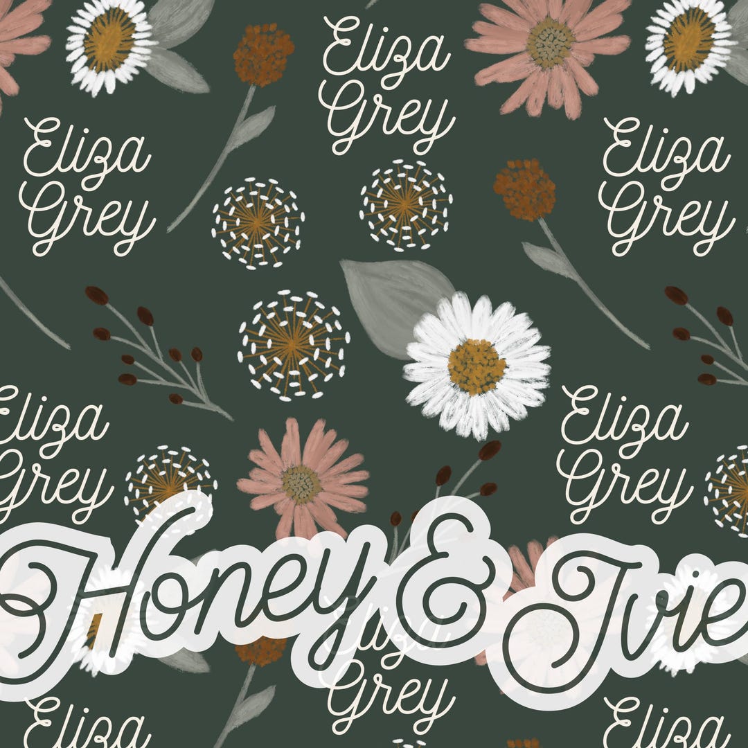 Seamless Name File. Personalized Seamless Name Pattern. Custom Name ...