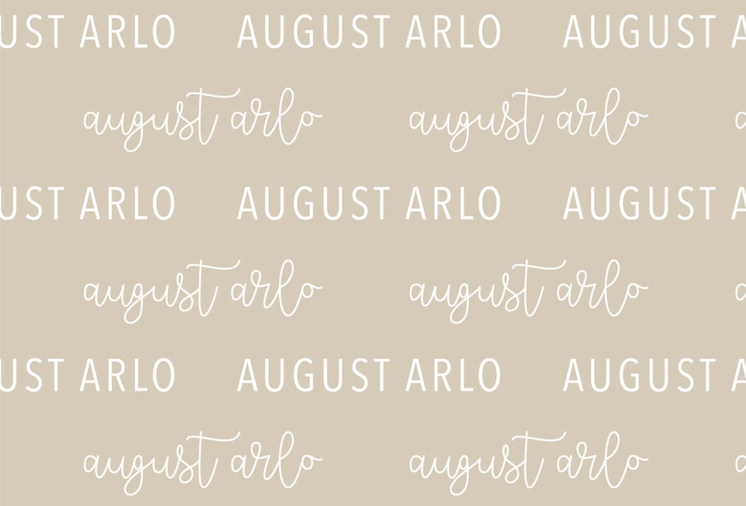 Seamless Name File. Personalized Seamless Name Pattern. Custom Name ...