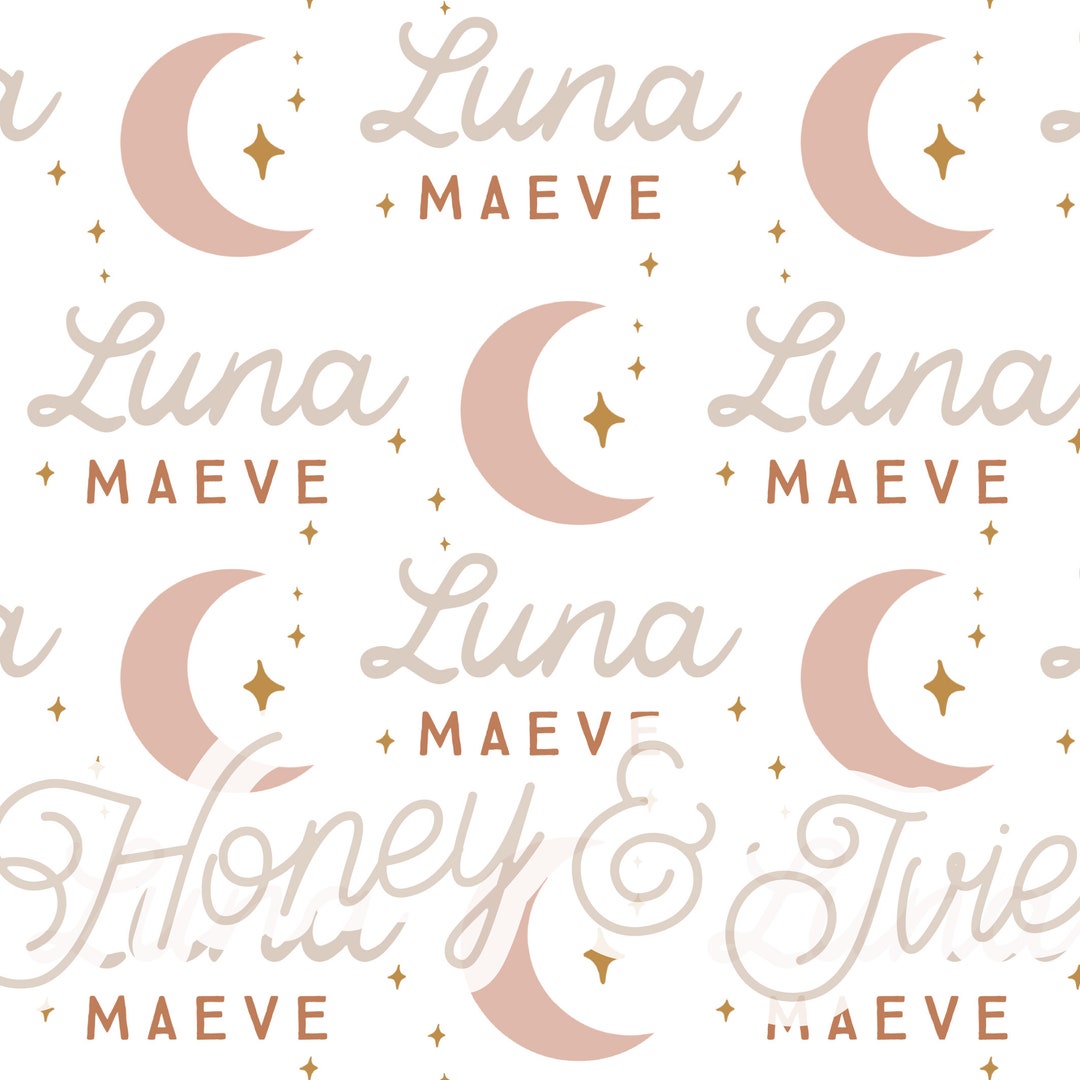 Seamless Name File. Personalized Seamless Name Pattern. Custom Name ...