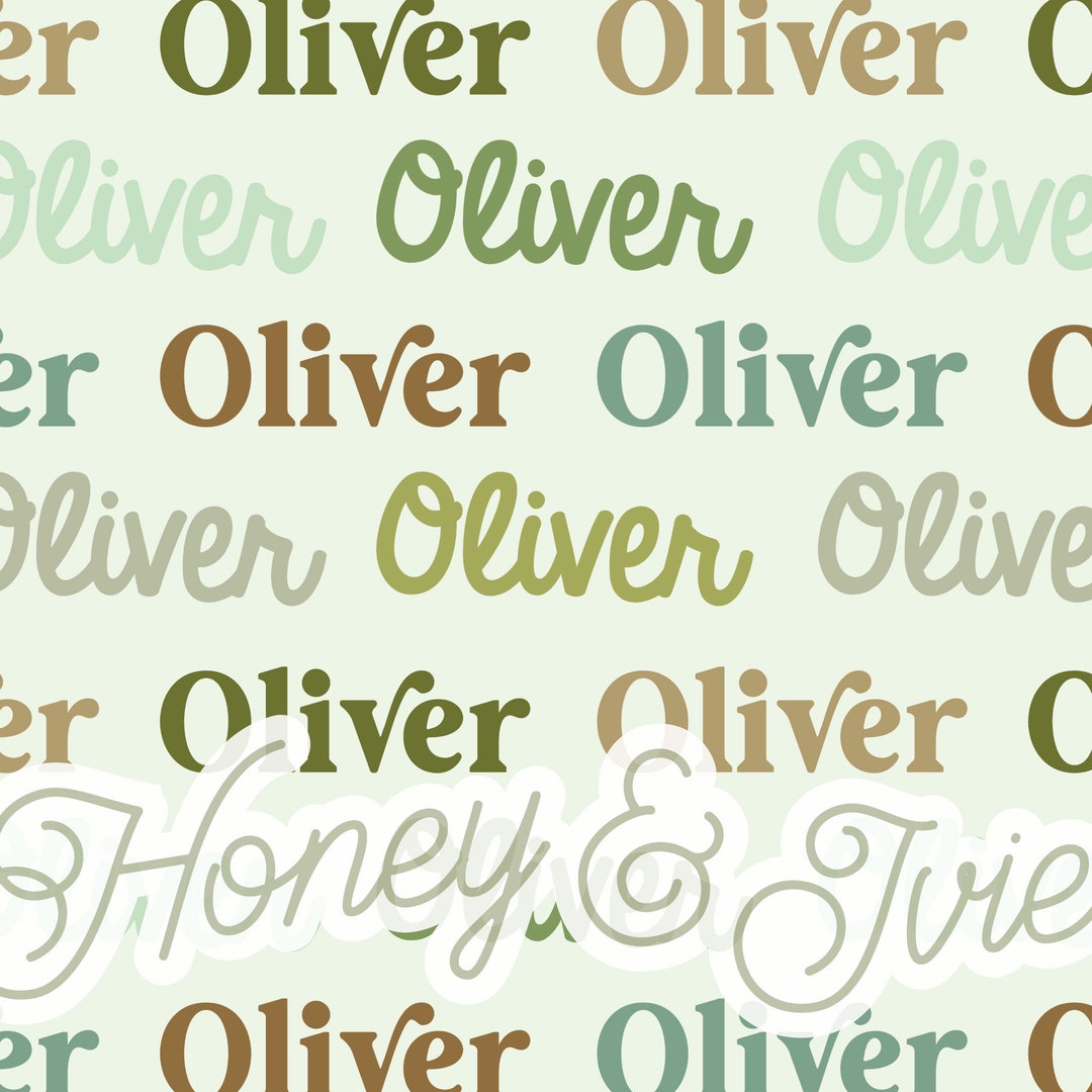 Seamless Name File. Personalized Seamless Name Pattern. Custom Name ...