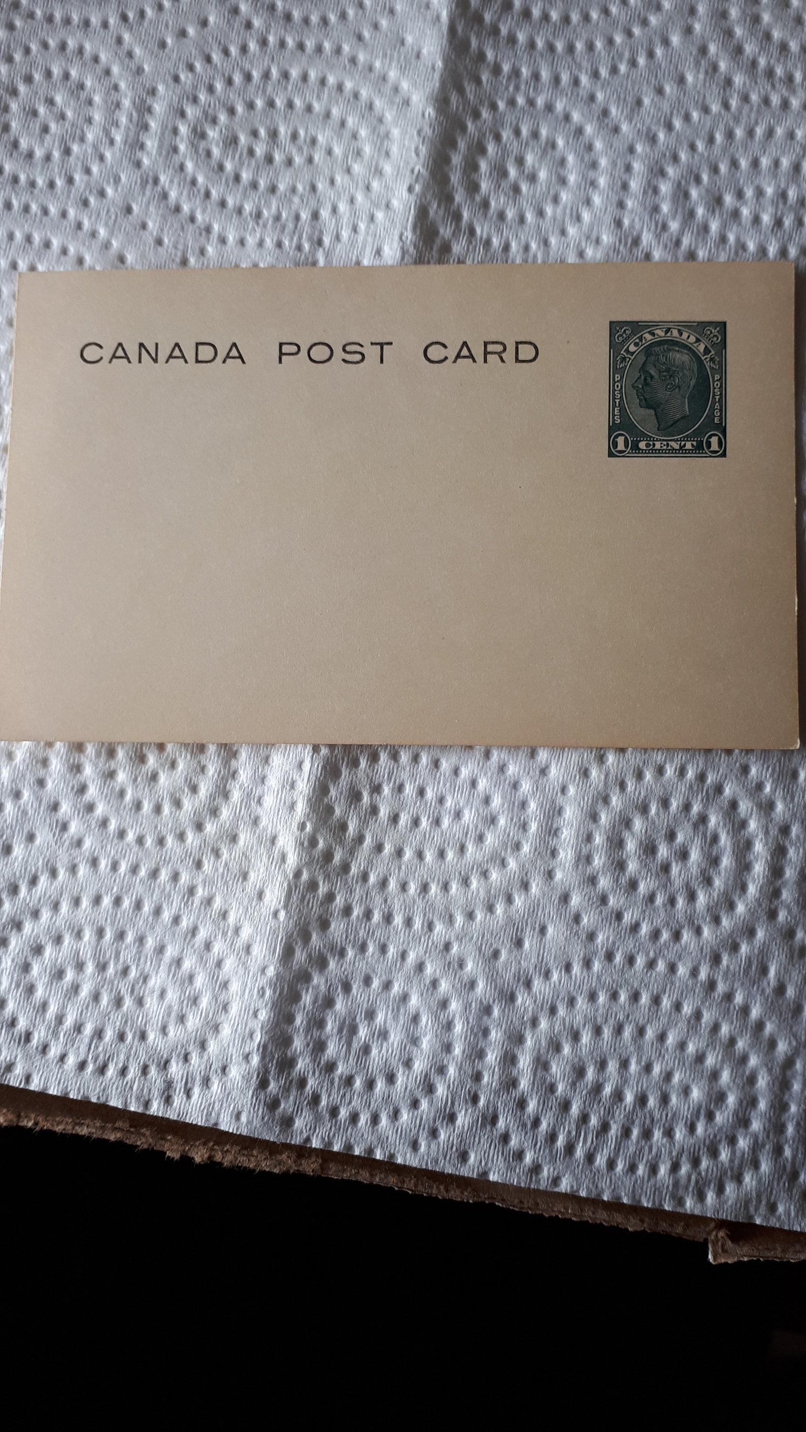 Antique Blank Pre Stamped Postcards-4 Unused Blank Collectible Canada ...