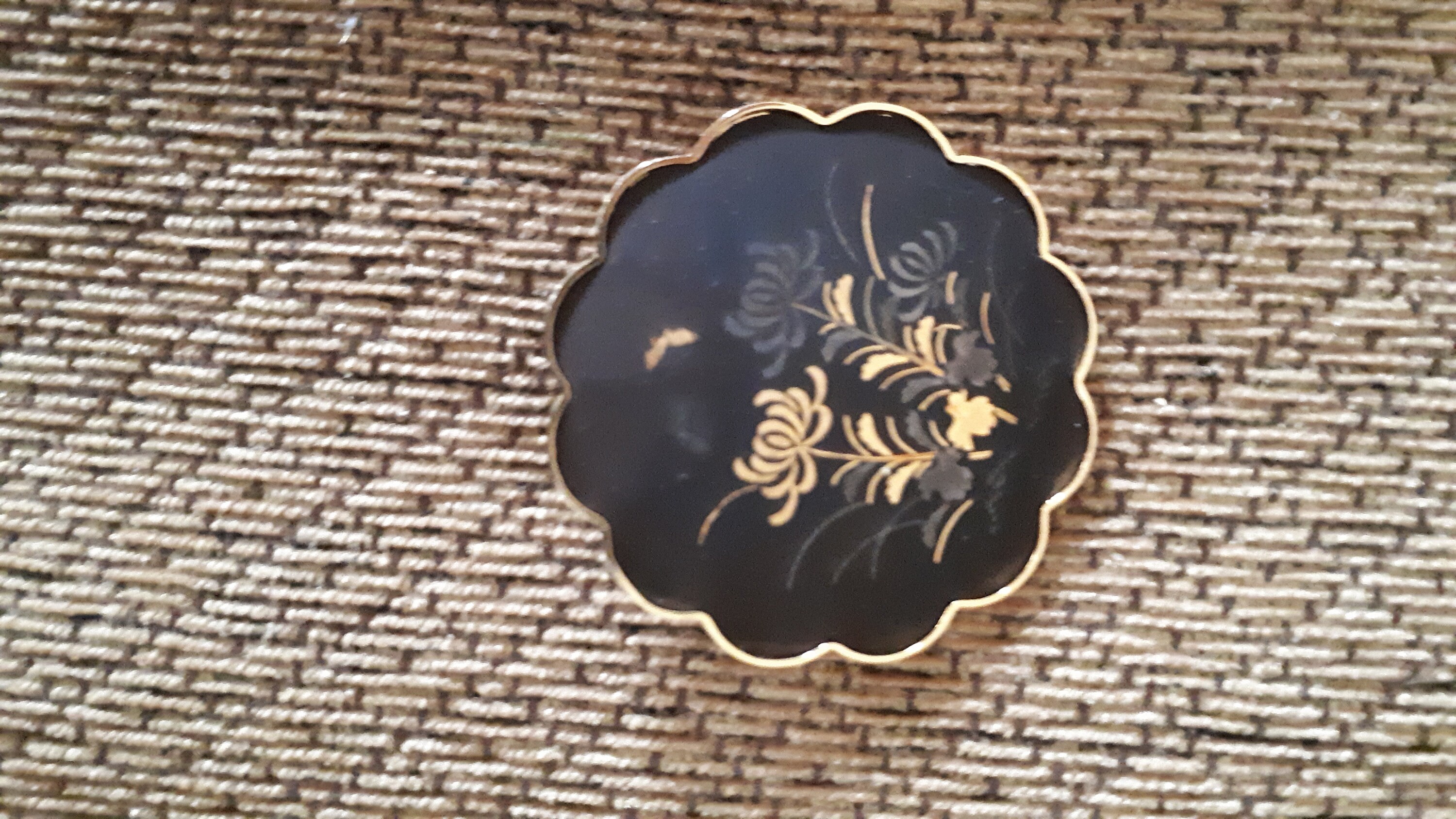 Amita Japan Signed Brooch-beautiful Artwork on Pin-great Collectible ...