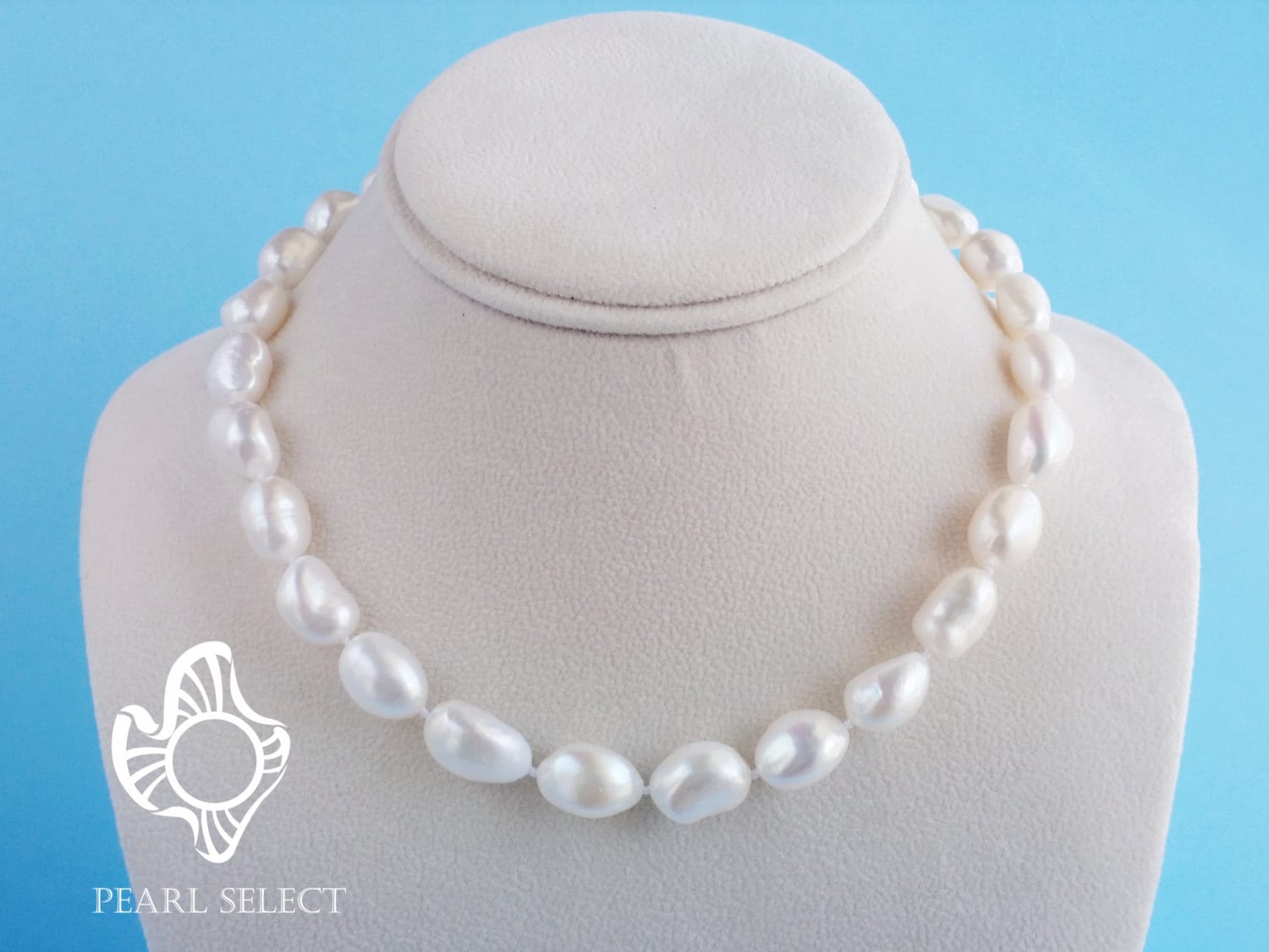 Large Pearl Necklace Big Pearl Necklacegift for - Etsy