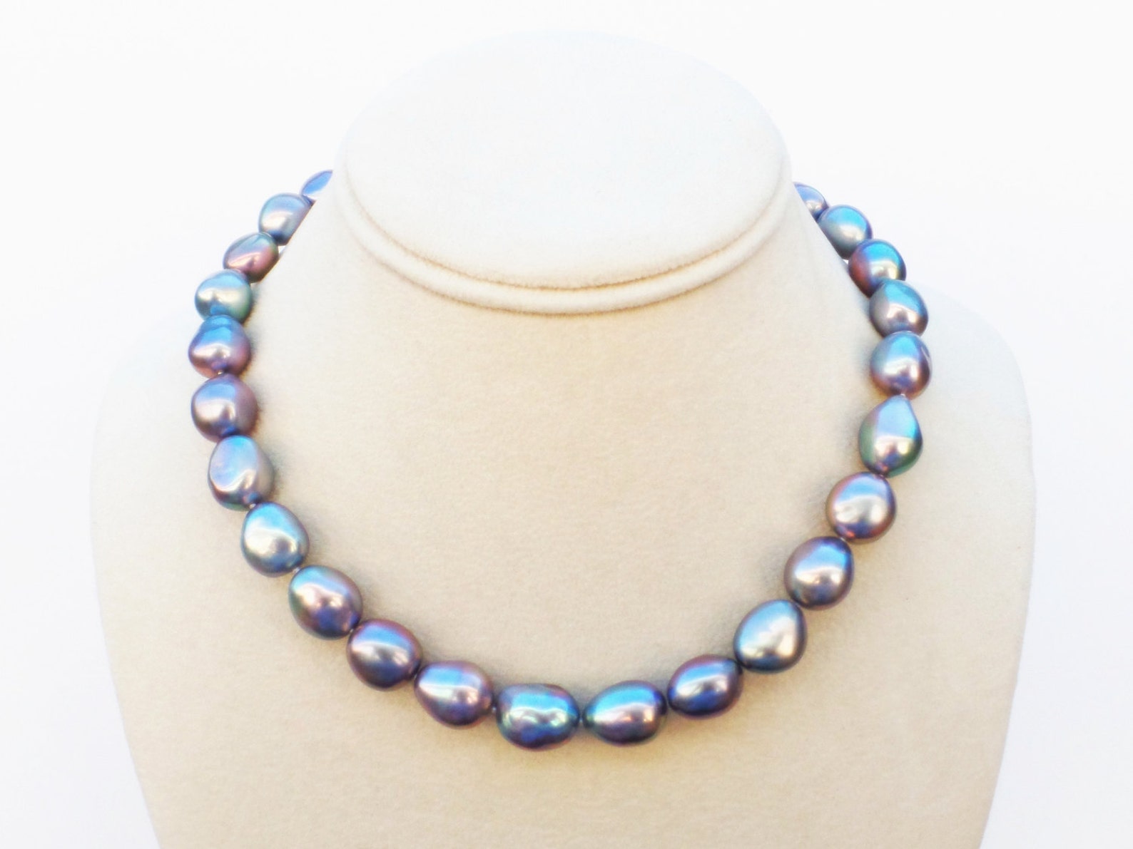 Large Pearl Necklace Big Pearl Necklacegift for - Etsy