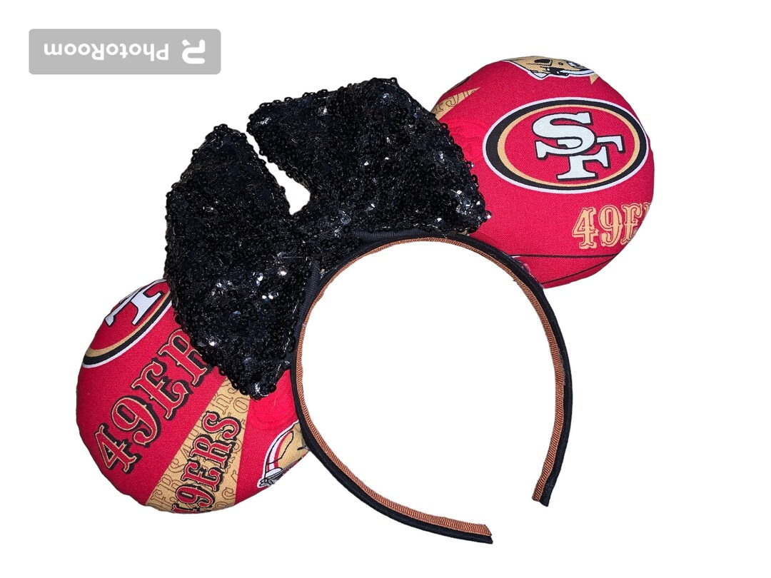 Magical Mouse Ears 49ers San Francisco Puffy Ears, Choice of Bow and ...