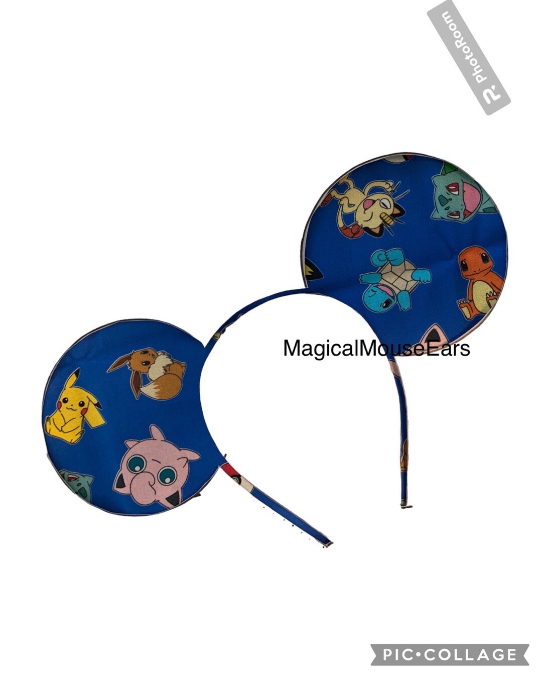 Pokémon Pikachu Print Magical Mouse Ears puffy Ears - Etsy