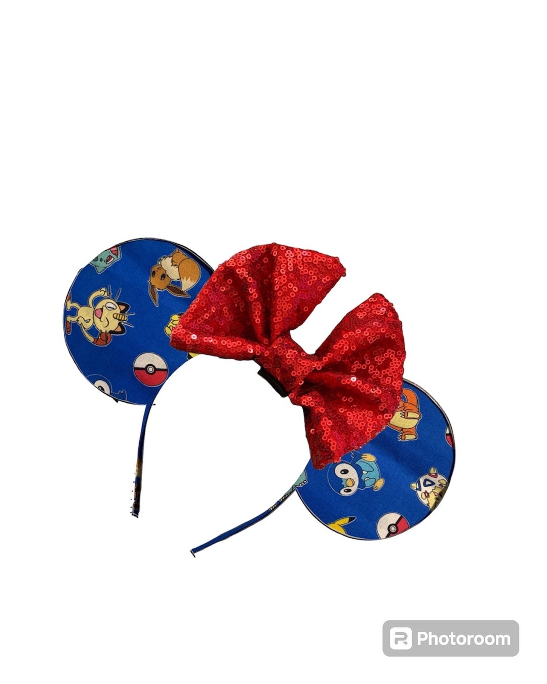 Pokémon Pikachu Print Magical Mouse Ears | (puffy Ears) Choose: Bow ...