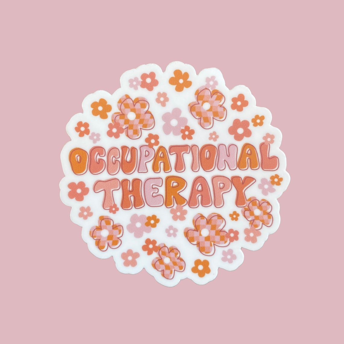 Groovy Occupational Therapy (OT) Vinyl Sticker - Etsy