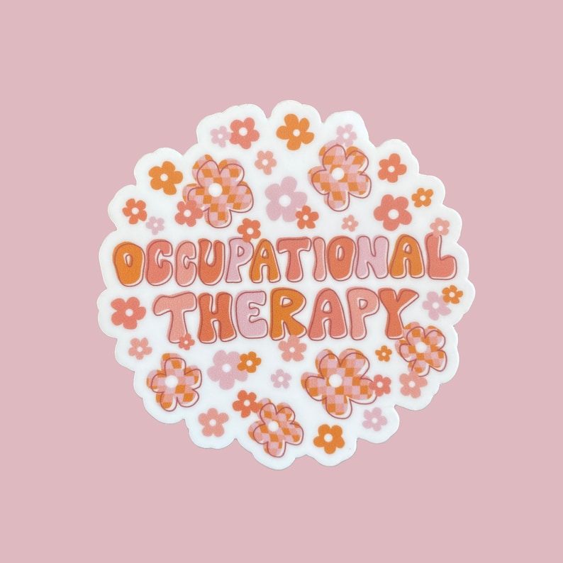 Groovy Occupational Therapy (OT) Vinyl Sticker - Etsy