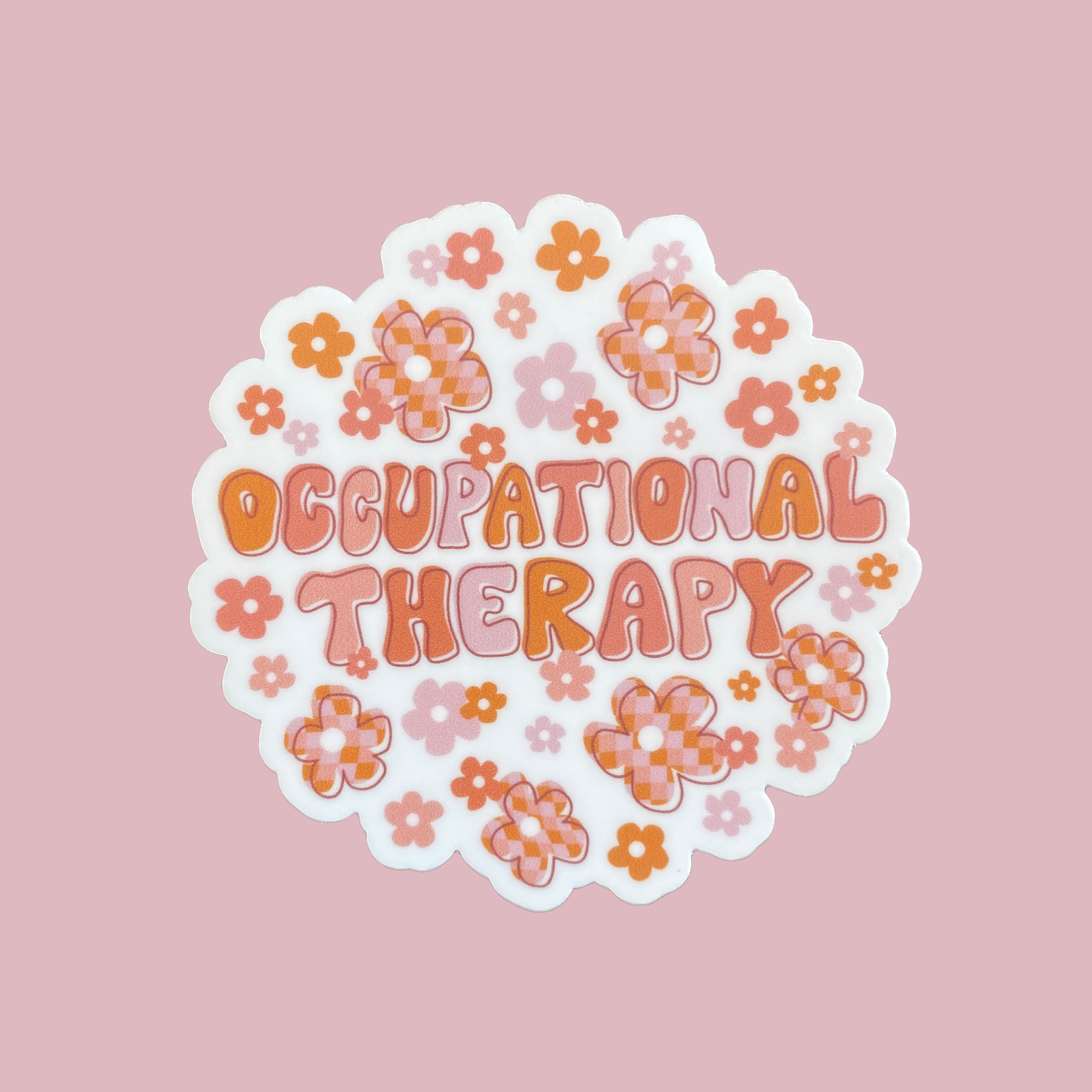 Groovy Occupational Therapy (OT) Vinyl Sticker - Etsy