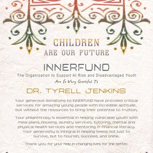 Personalized Certificate Appreciation Award Honoree Thank You Gratitude ...