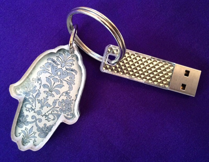 Jewish Keychain Unique Hamsa Travelers Prayer Good Luck Amulet - Etsy