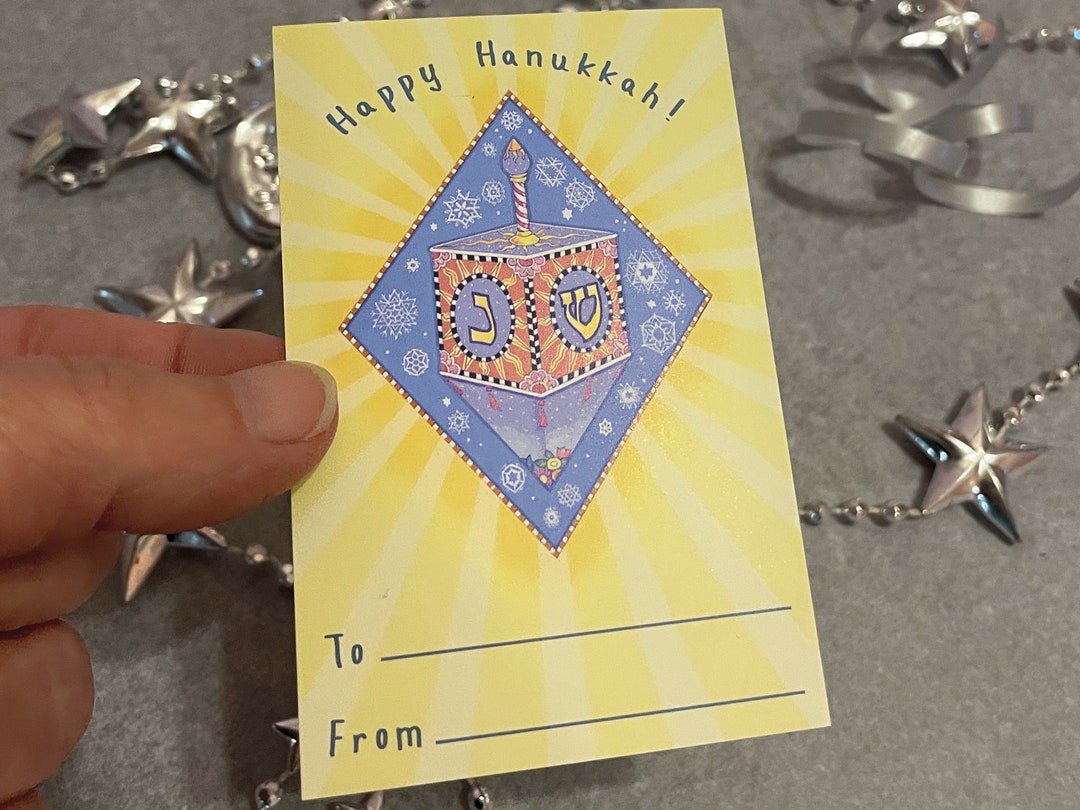 Hanukkah Stickers Set of 10 Happy Chanukah Peel and Stick To-from ...