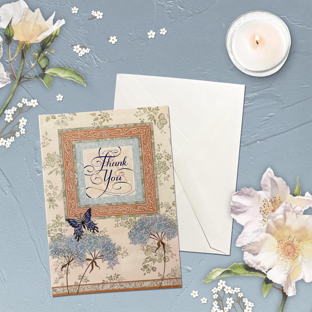 Jewish Funeral Sympathy Acknowledgement Cards 8 Cards and 8 Envelopes ...