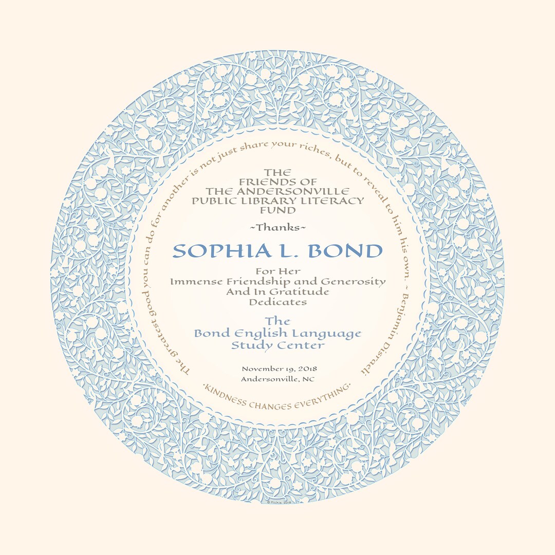 Personalized Certificate Appreciation Award Honoree Thank You Gratitude ...