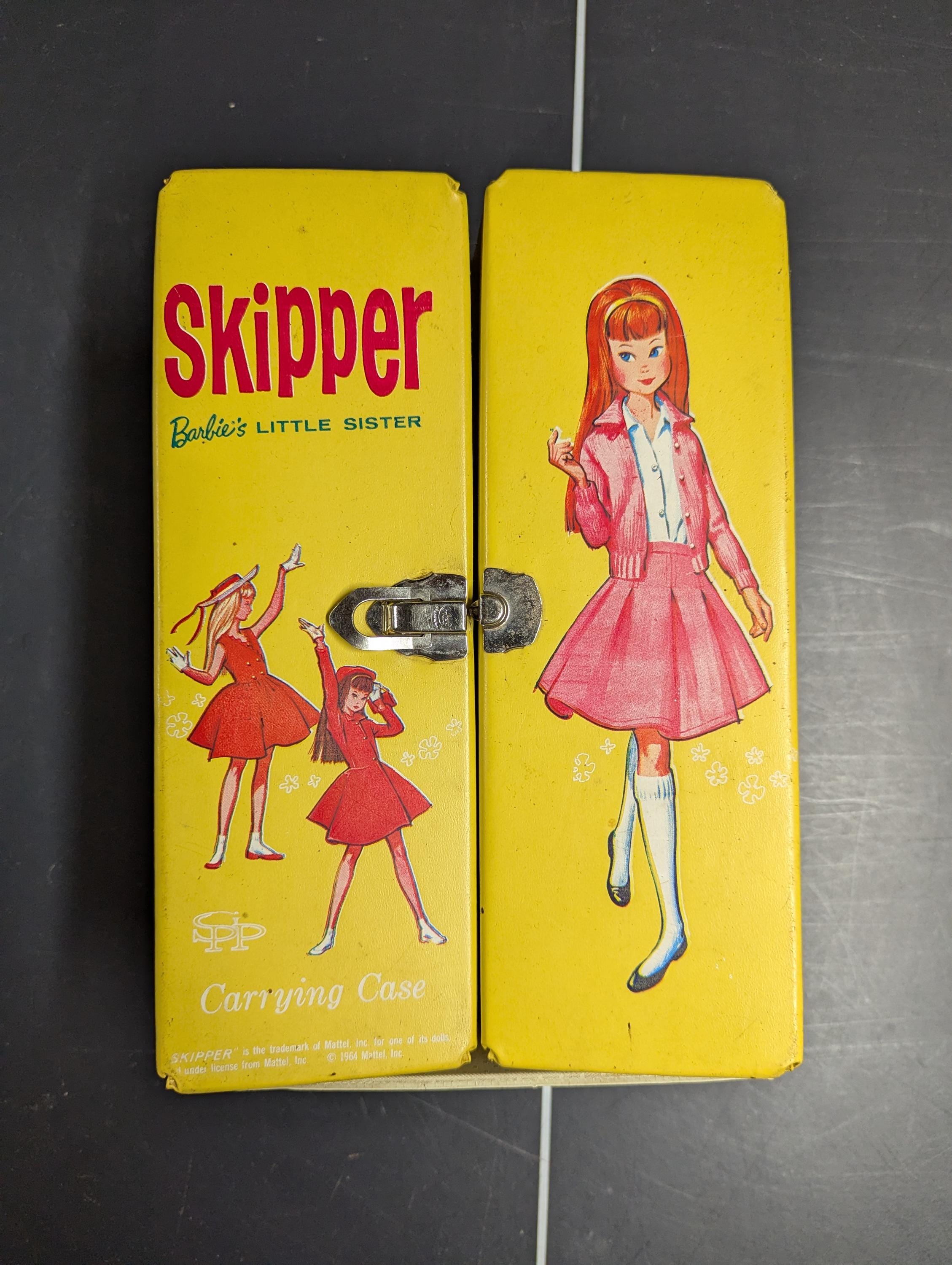 Vintage 1964 Skipper Yellow Doll Carrying Case - Etsy