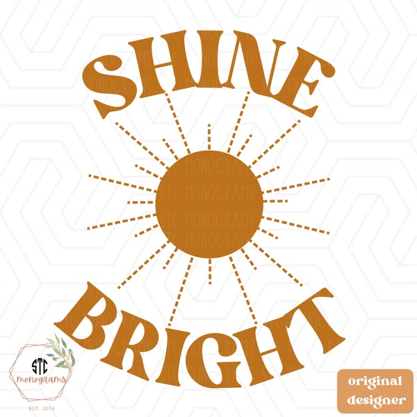 Teacher Shine Bright Svg - Etsy