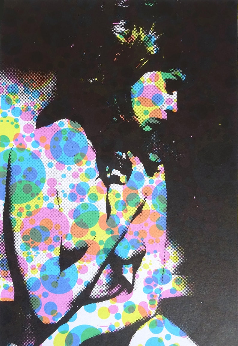 Female Figure 1 4 Colour Screenprint - Etsy