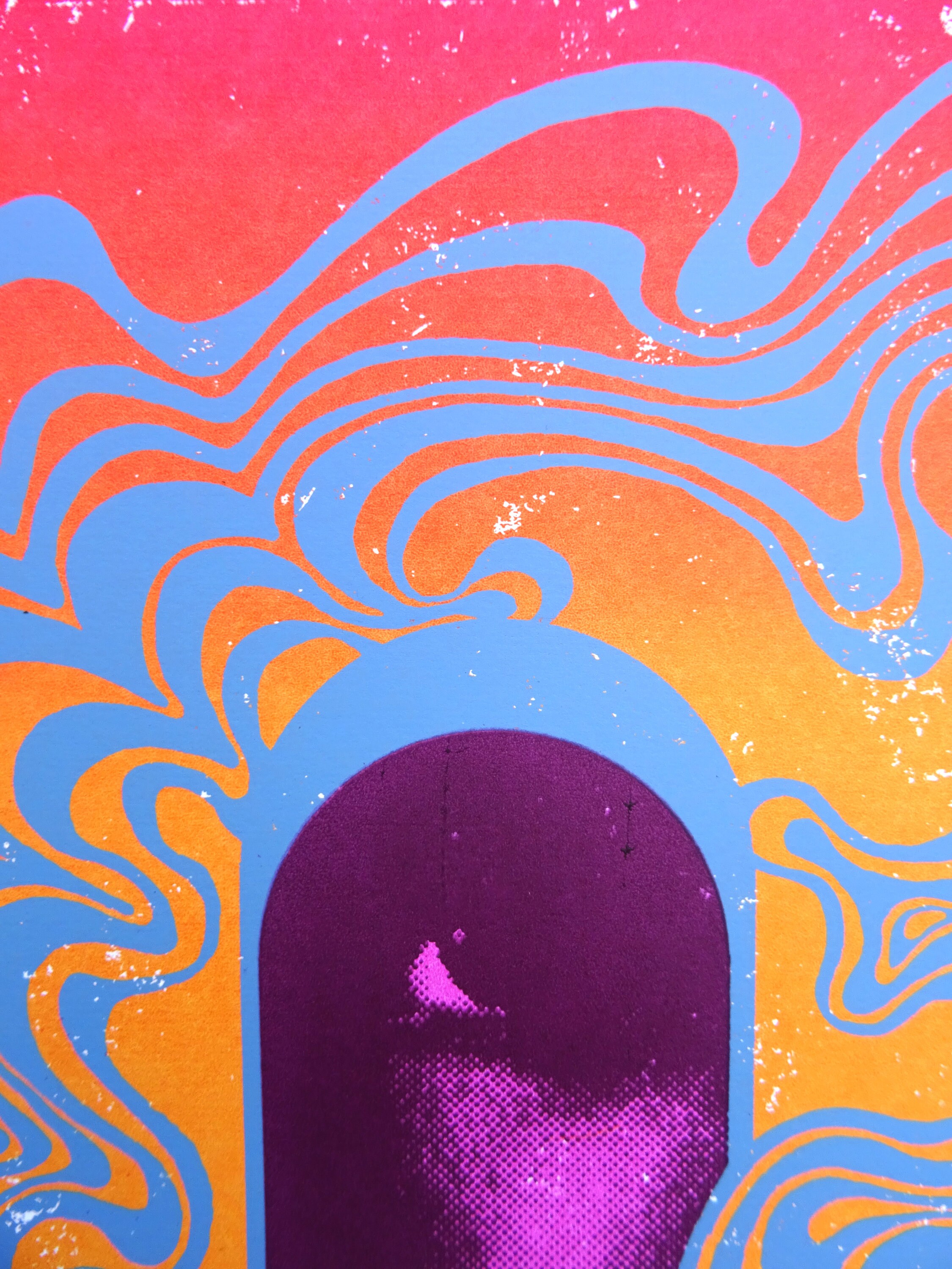 Psychedelic Screenprint 2 - Etsy