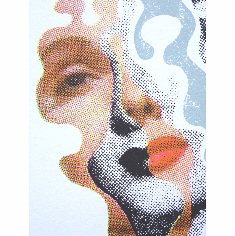Collage 5 - CMYK Screenprint - Etsy