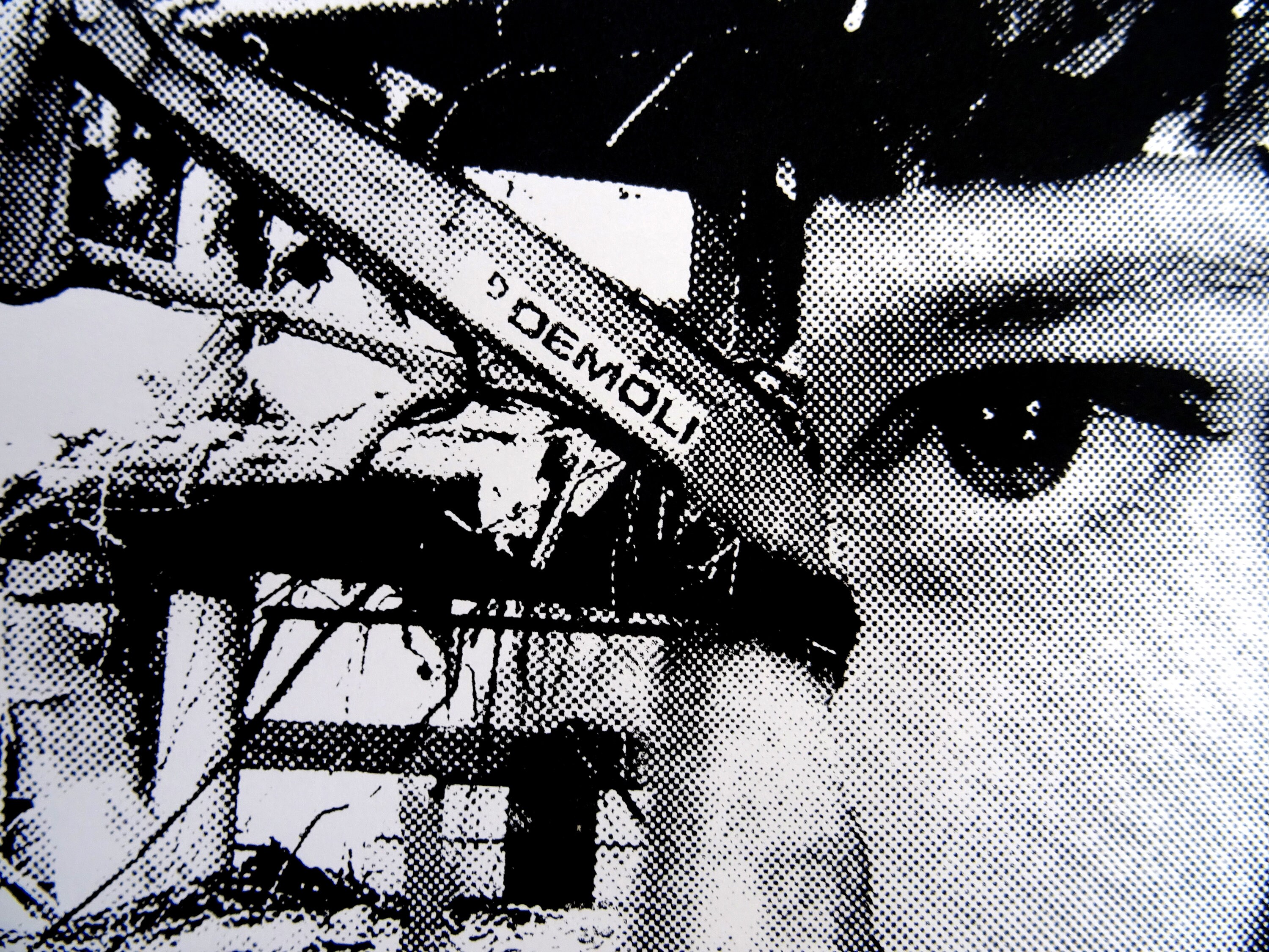 Screen Print Collage, Photomontage, Portrait/ Industrial - Etsy
