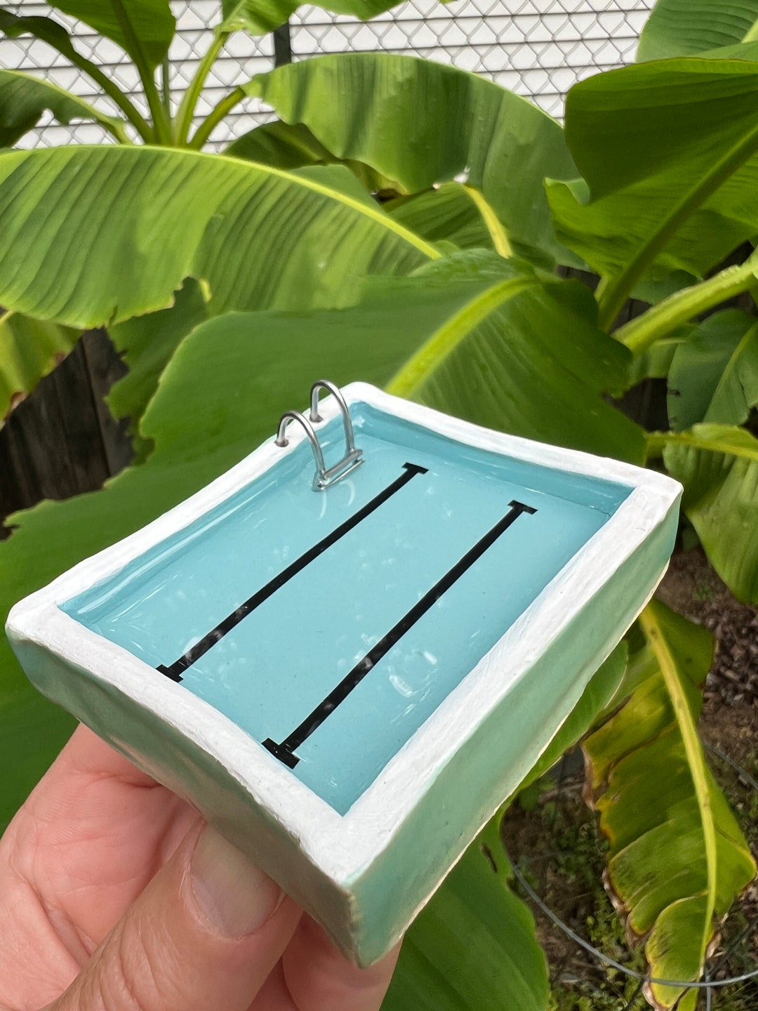 Miniature Swimming Pool Sculpture, Ceramic Lap Pool Cool Pool #238 - Etsy