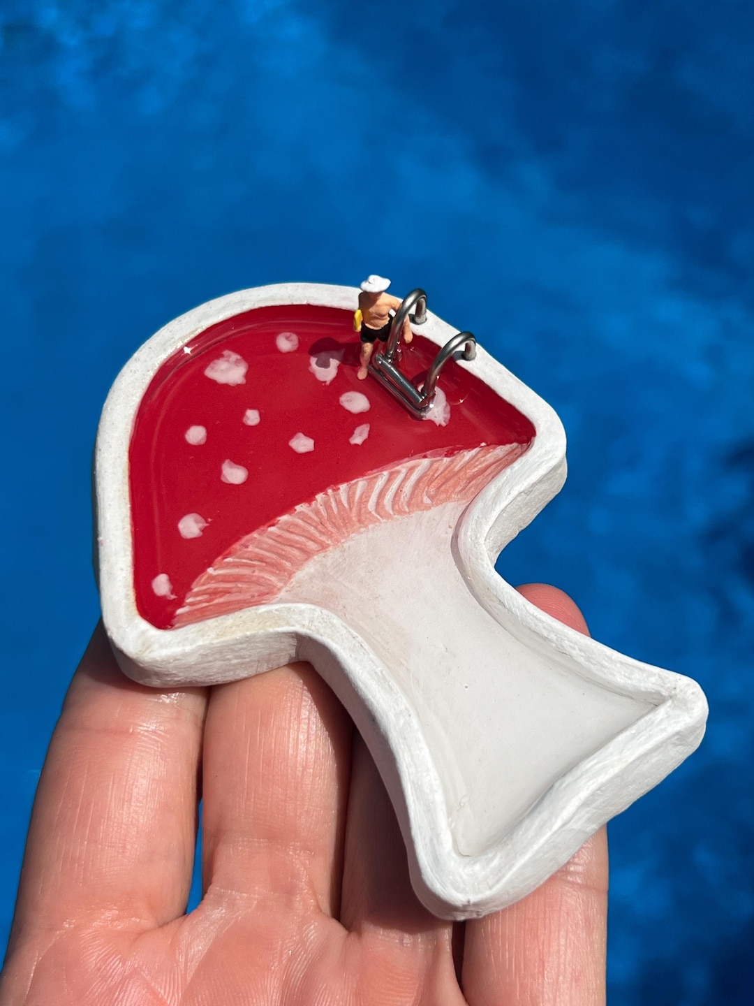Mini Mushroom Swimming Pool Ceramic Cool Pool #179 - Etsy