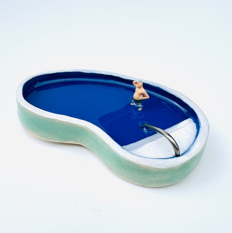 Mini Swimming Pool Ceramic Cool Pool #232 - Etsy