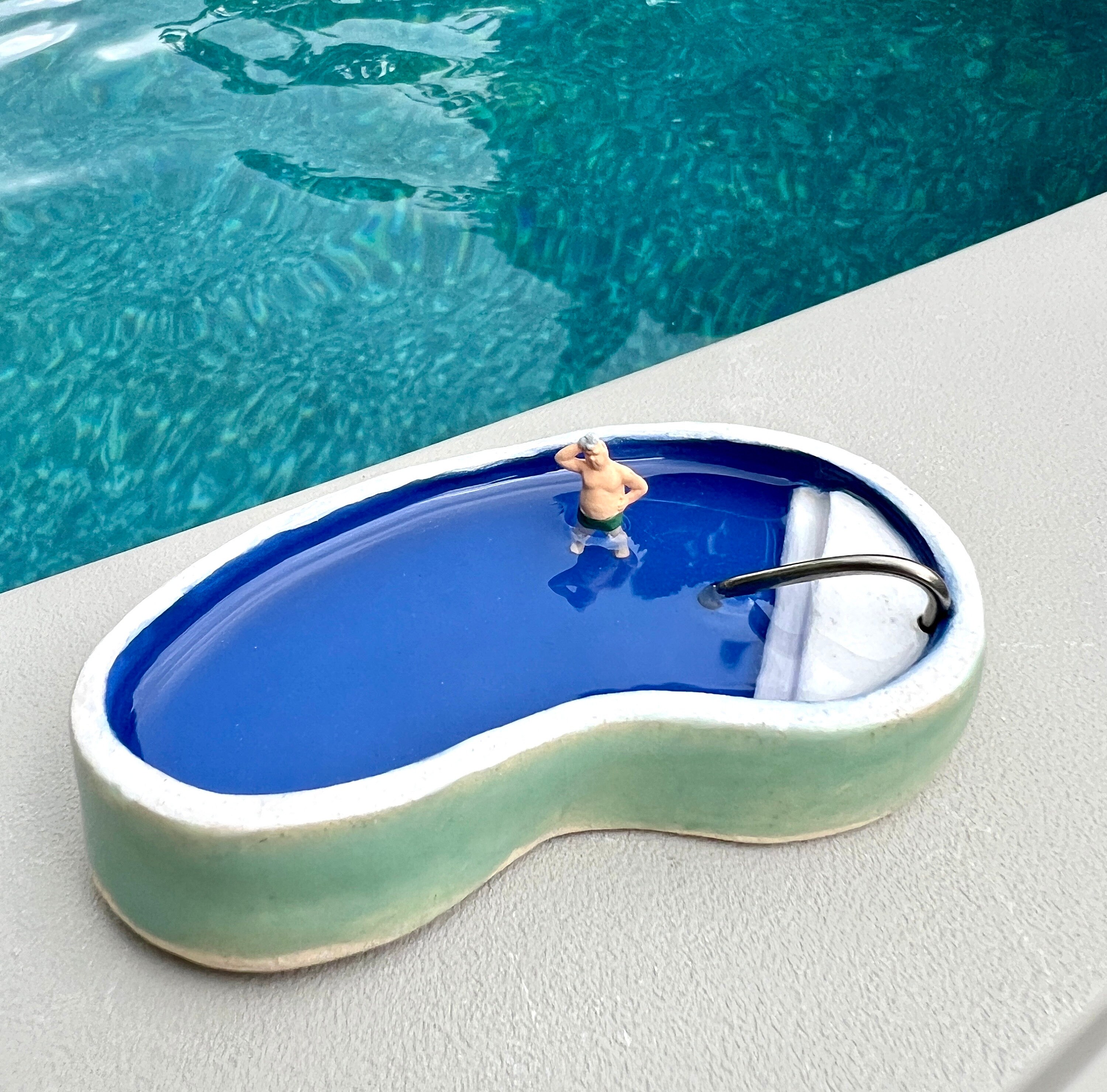Mini Swimming Pool Ceramic Cool Pool #232 - Etsy