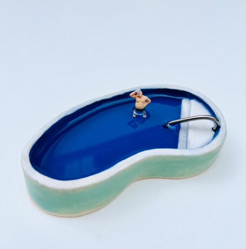 Mini Swimming Pool Ceramic Cool Pool #232 - Etsy
