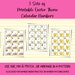 April Calendar Numbers Easter Theme for Pocket Chart - Etsy