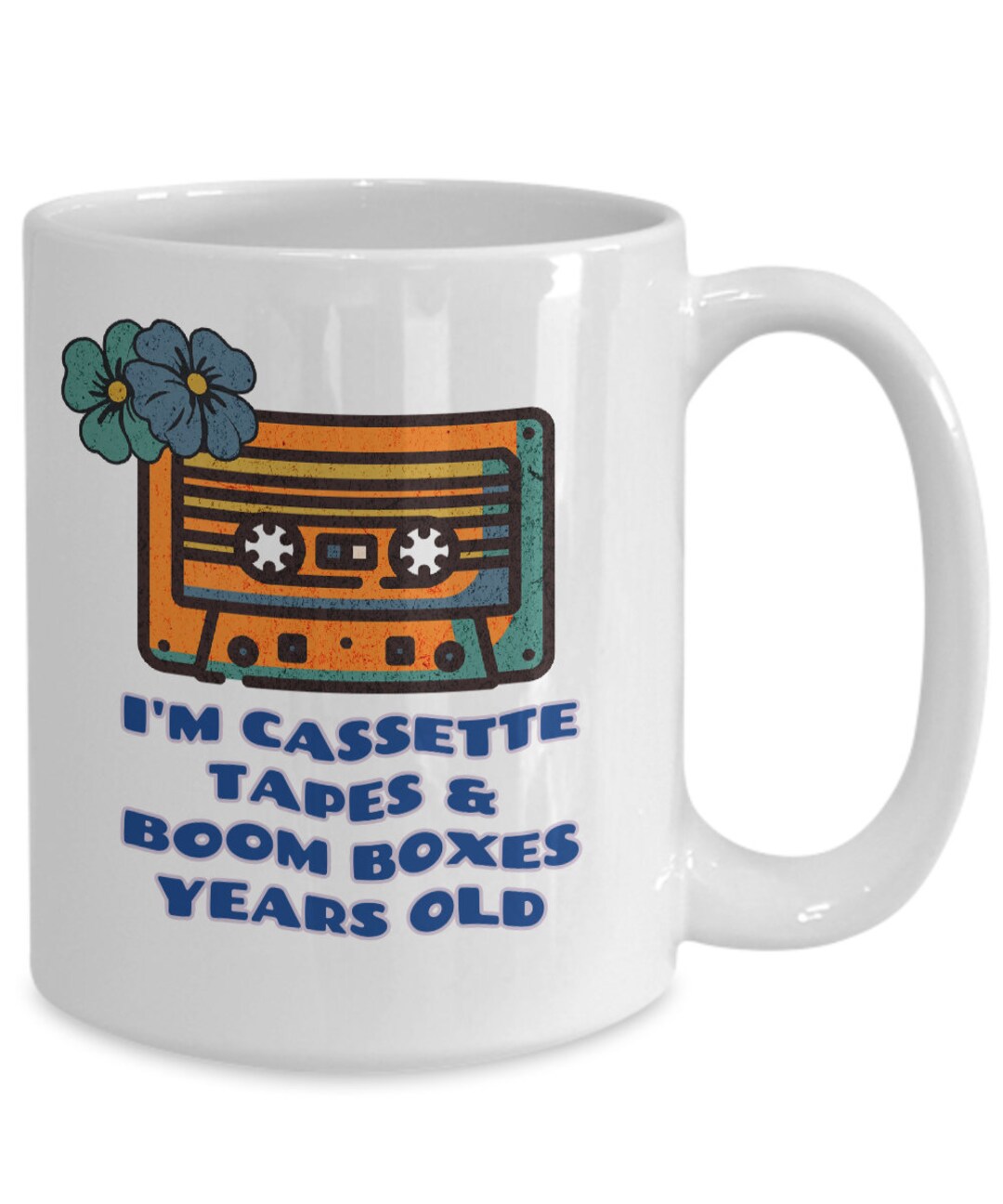 Cassette Tape Mug, Getting Older Mug, 70's 80's Baby Mug, Retro Gifts ...