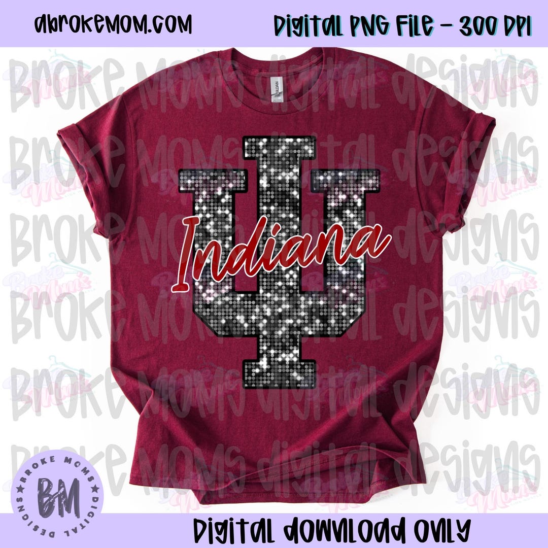 Indiana Hoosiers Png | Sequins Indy Indiana PNG | University of Iu ...