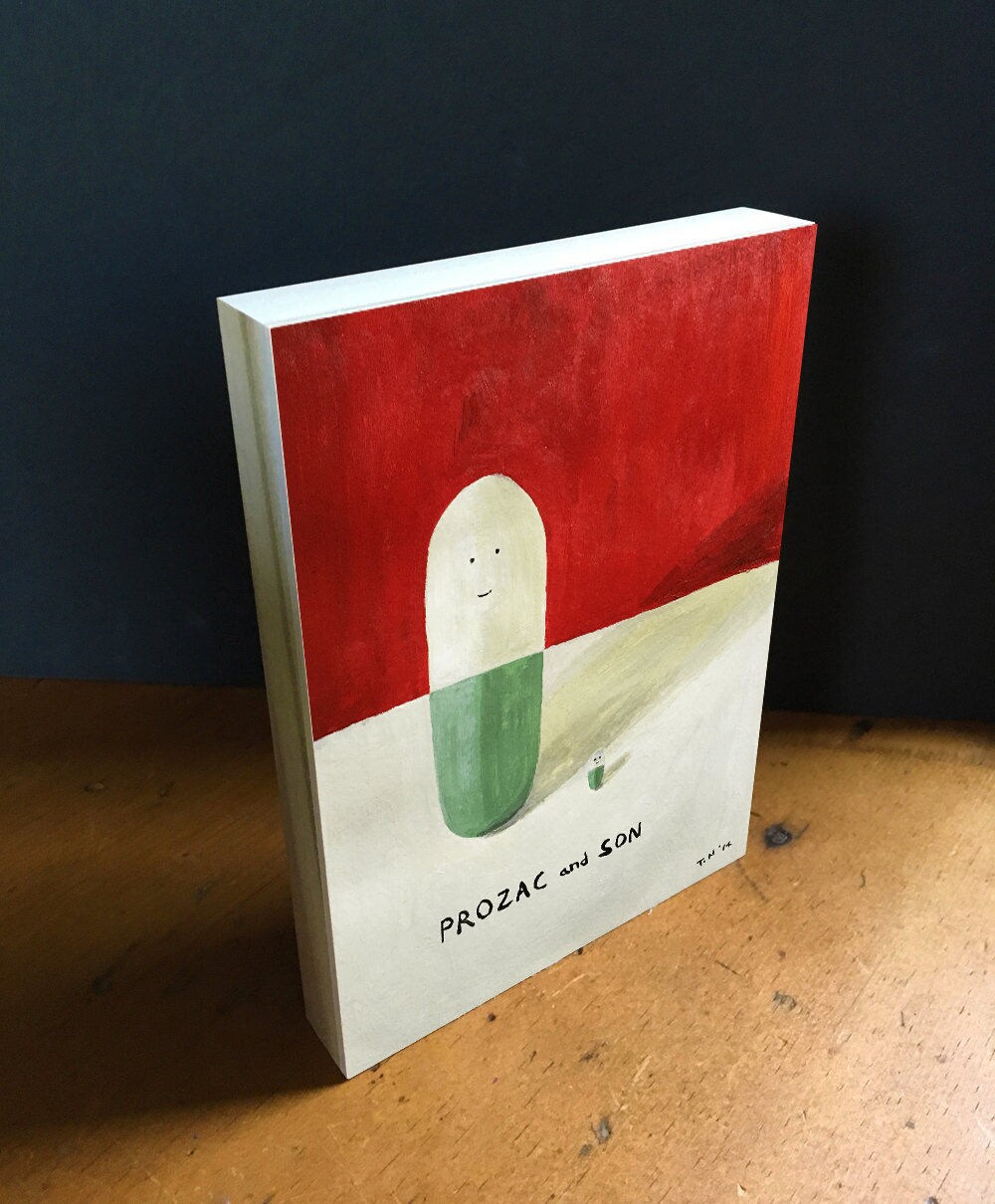 Prozac Art Print, Original Pill Portrait, Healing and Whimsical ...