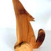 Vintage Wood Howling Coyote Art Decor - Etsy