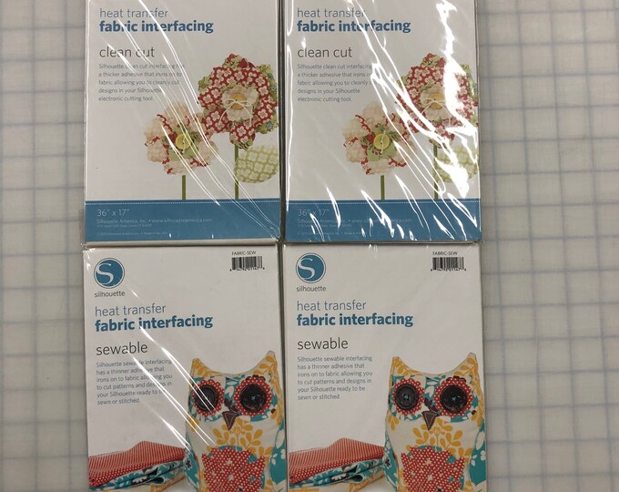 Craft Destash Heat Transfer Fabric Interfacing for Silhouette Cameo ...