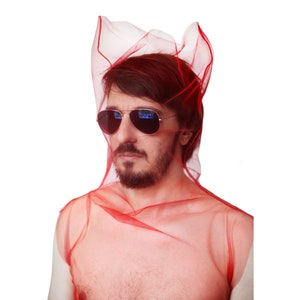 Goth Punk Rave Techwear Club Wear Transparent Sheer Top - Etsy