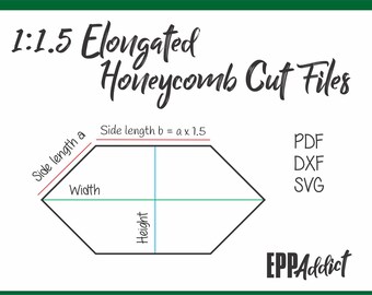 60 Degree Diamond Cut Files for English Paper Piecing | 6 Point Star ...