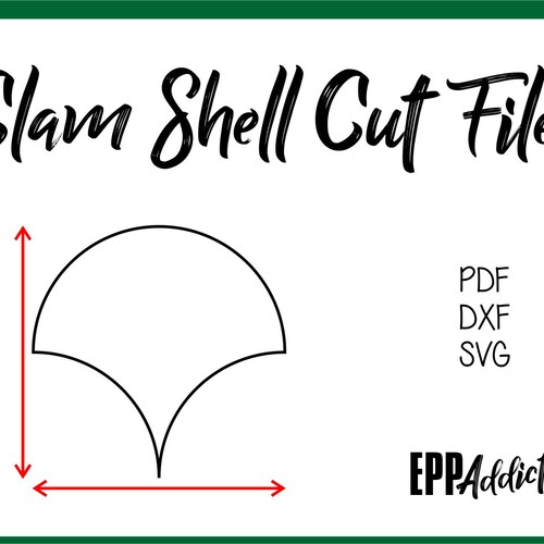 Clam Shell Cut Files for English Paper Piecing SVG DXF - Etsy