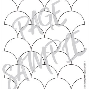 2 4 Print at Home Clam Shell Shapes for English Paper Piecing EPP ...