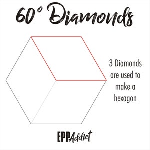 1/2 Print at Home Basic Shapes for English Paper Piecing EPP Pieces ...