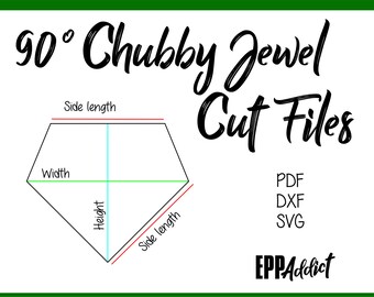 60 Degree Diamond Cut Files for English Paper Piecing 6 Point Star SVG ...