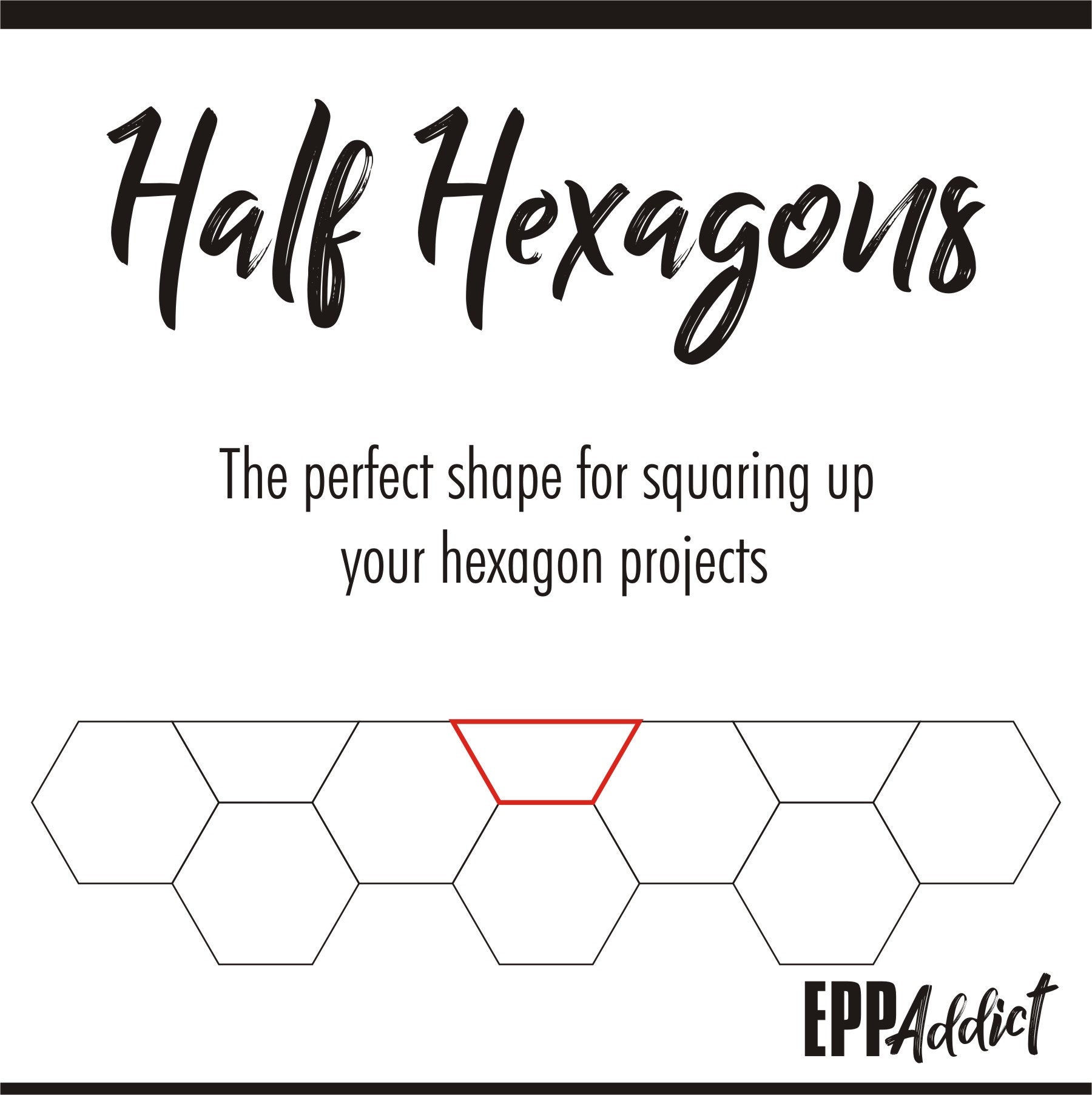 Hexagon Based Shape Cut File Pack for English Paper Piecing | SVG | DXF ...