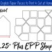 1 Print at Home Basic Shapes for English Paper Piecing EPP Pieces ...