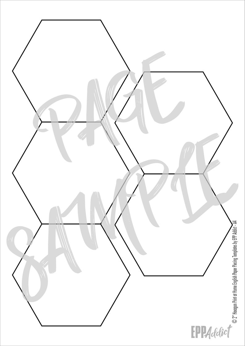 2 Printable Basic Shapes for English Paper Piecing EPP - Etsy Australia