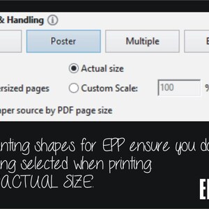 3 Printable Basic Shapes for English Paper Piecing EPP Pieces ...