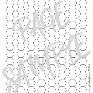 3/8 Print at Home Basic Shapes for English Paper Piecing EPP Pieces ...